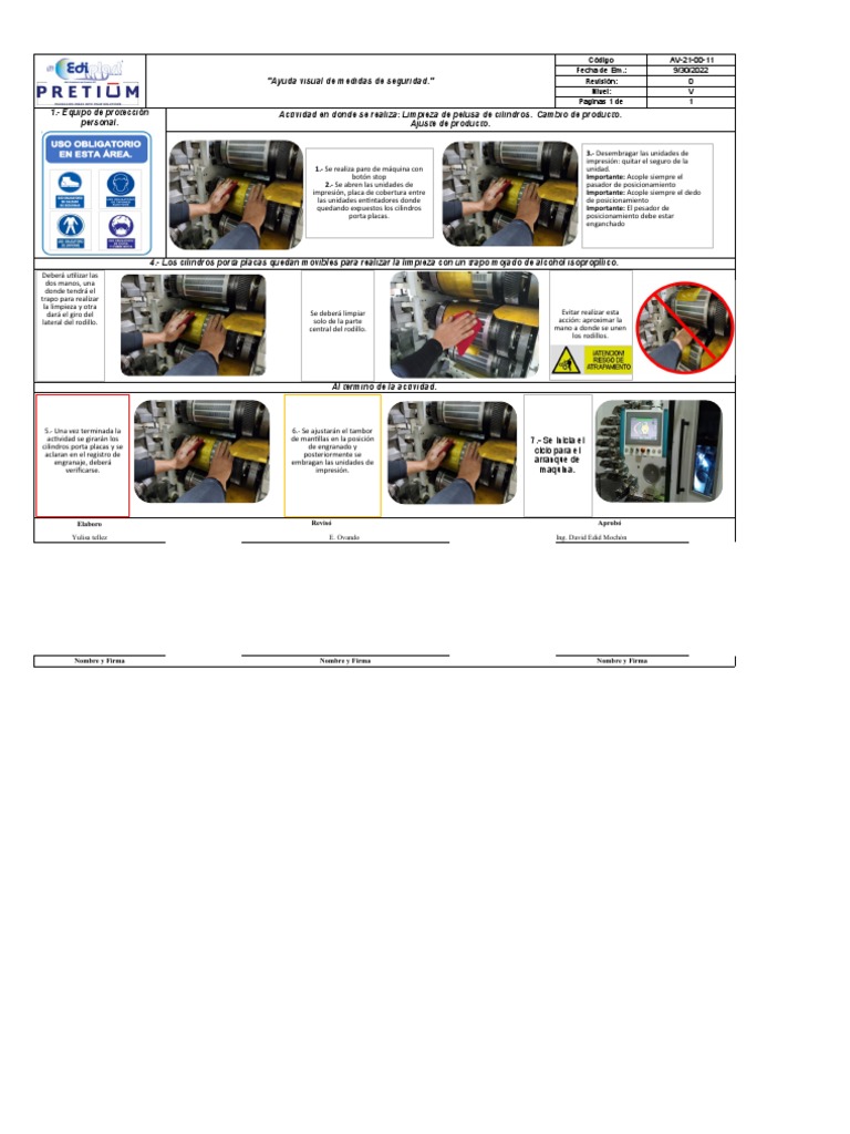 AV-21-00-11 Ayuda Visual Dedo en Impresion | PDF
