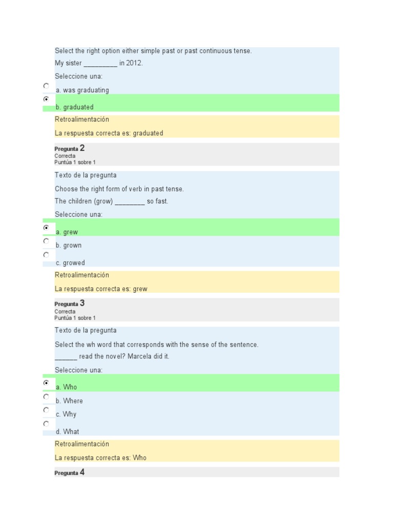 Cuestionario 2 | PDF