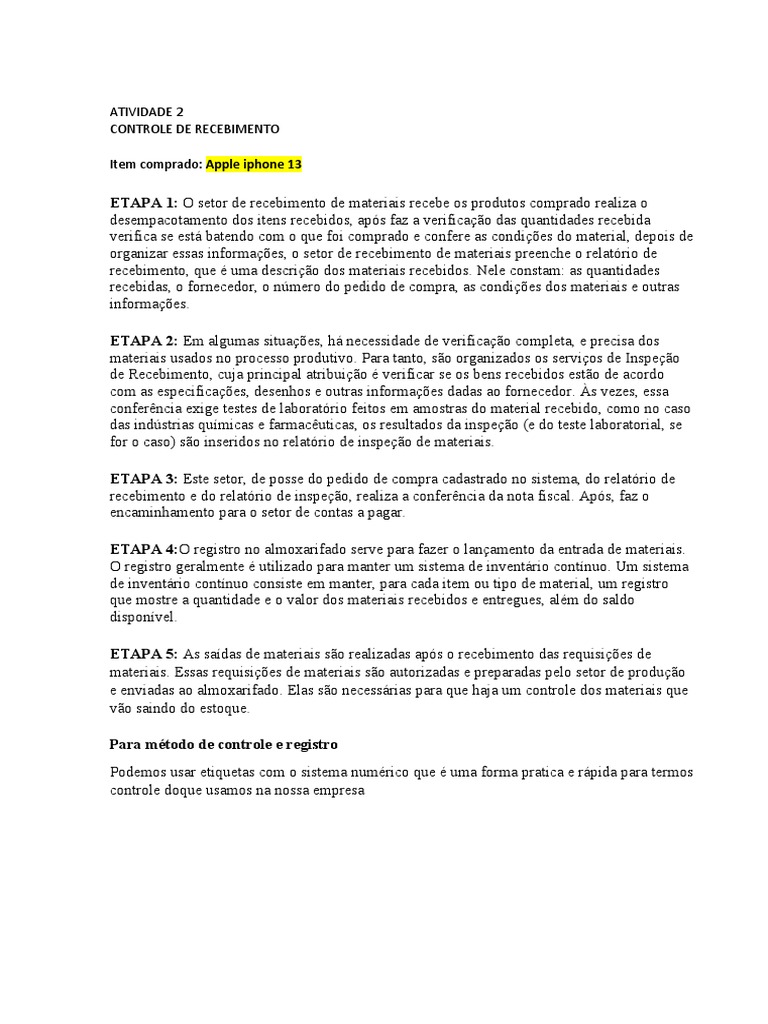Atividade 2 | PDF
