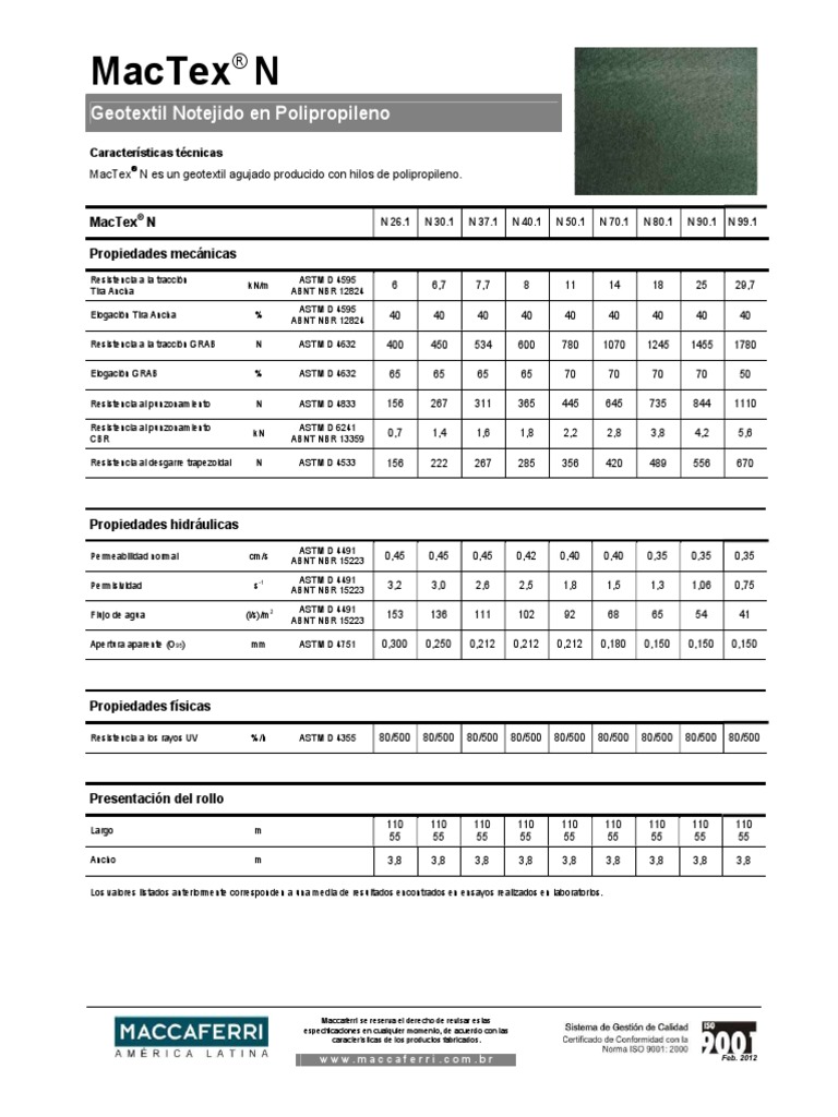 Ficha Tecnica n40 | PDF