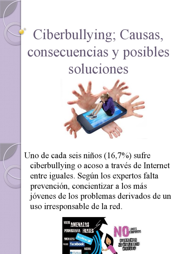 Ciberbullying: Impacto y Soluciones | PDF | Acoso cibernético