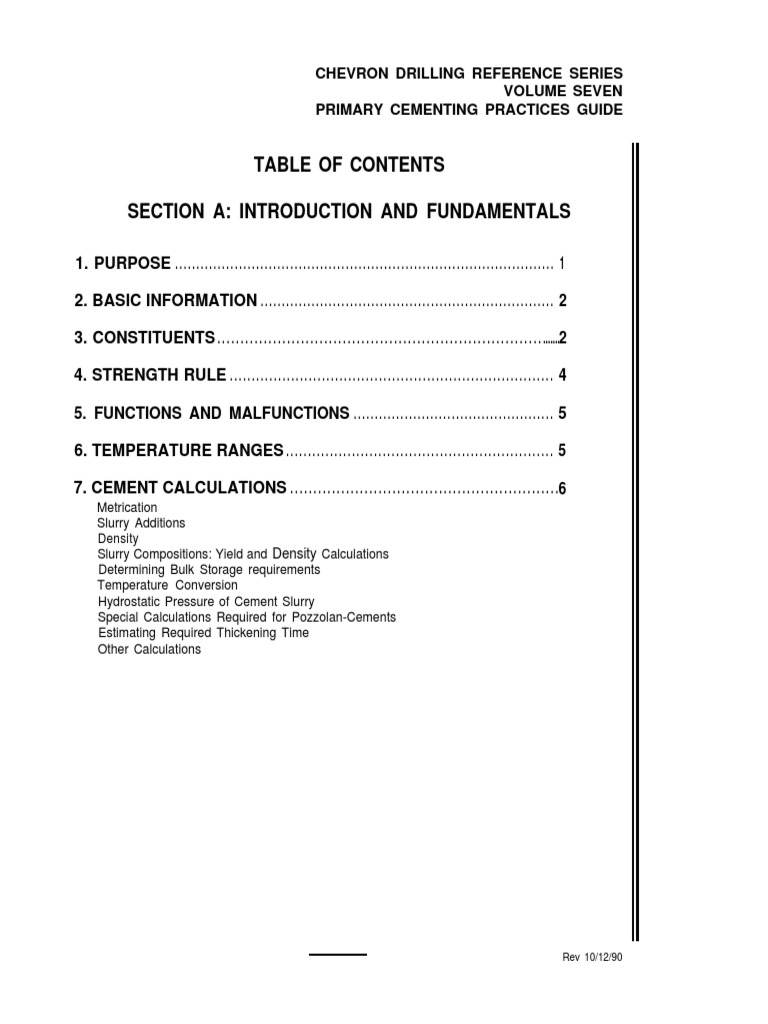 Vol 7 Primary Cementing Practices | PDF | Cement | Celsius