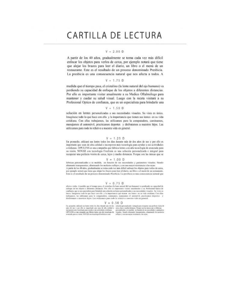Cartilla de Lectura de Jaeger | PDF