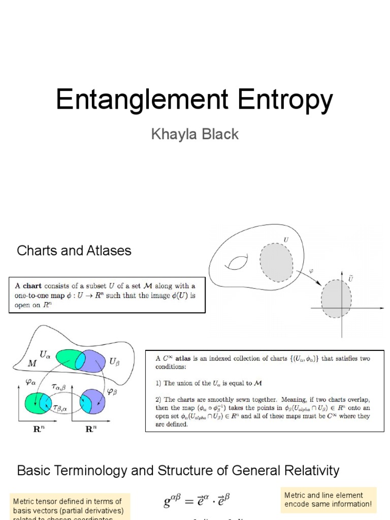 Entanglement Entropy | PDF
