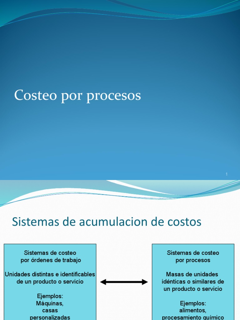Costeo Por Procesos Peps | PDF | Inventario | Contabilidad