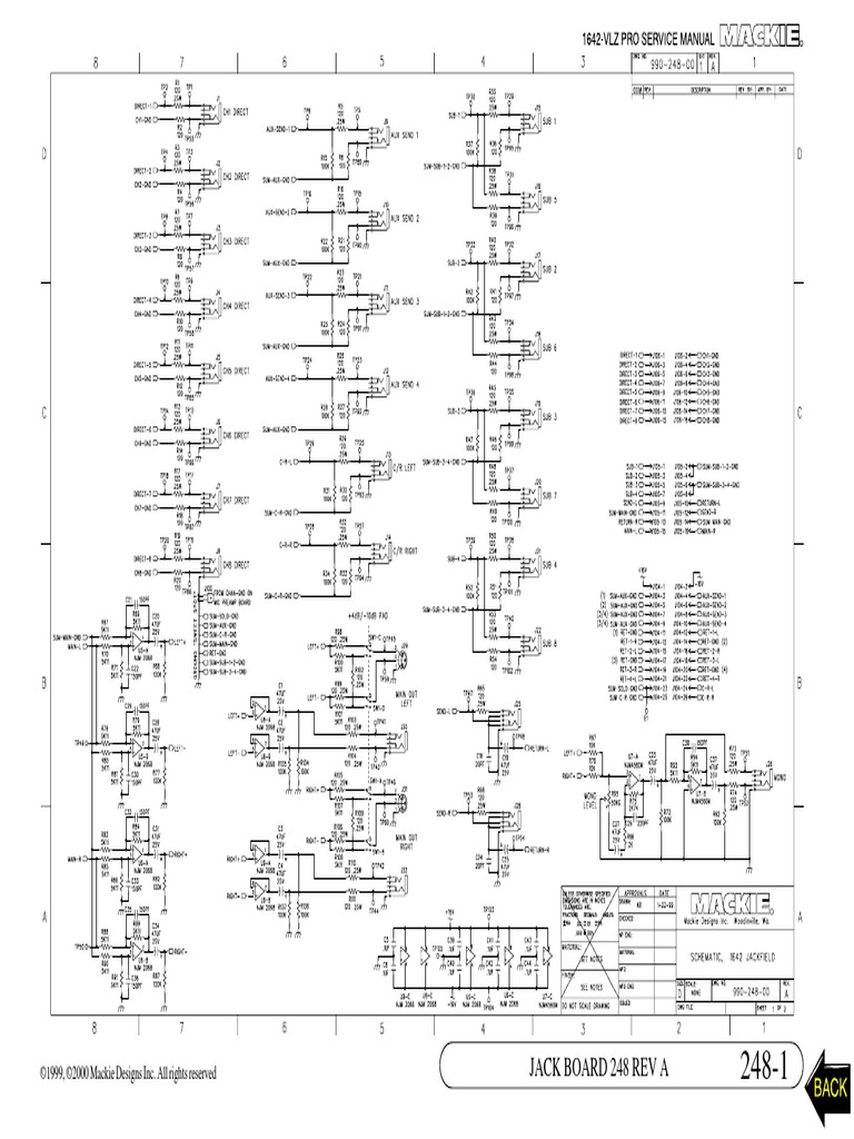 Mackie 1642-VLZ Pro Schema-C | PDF