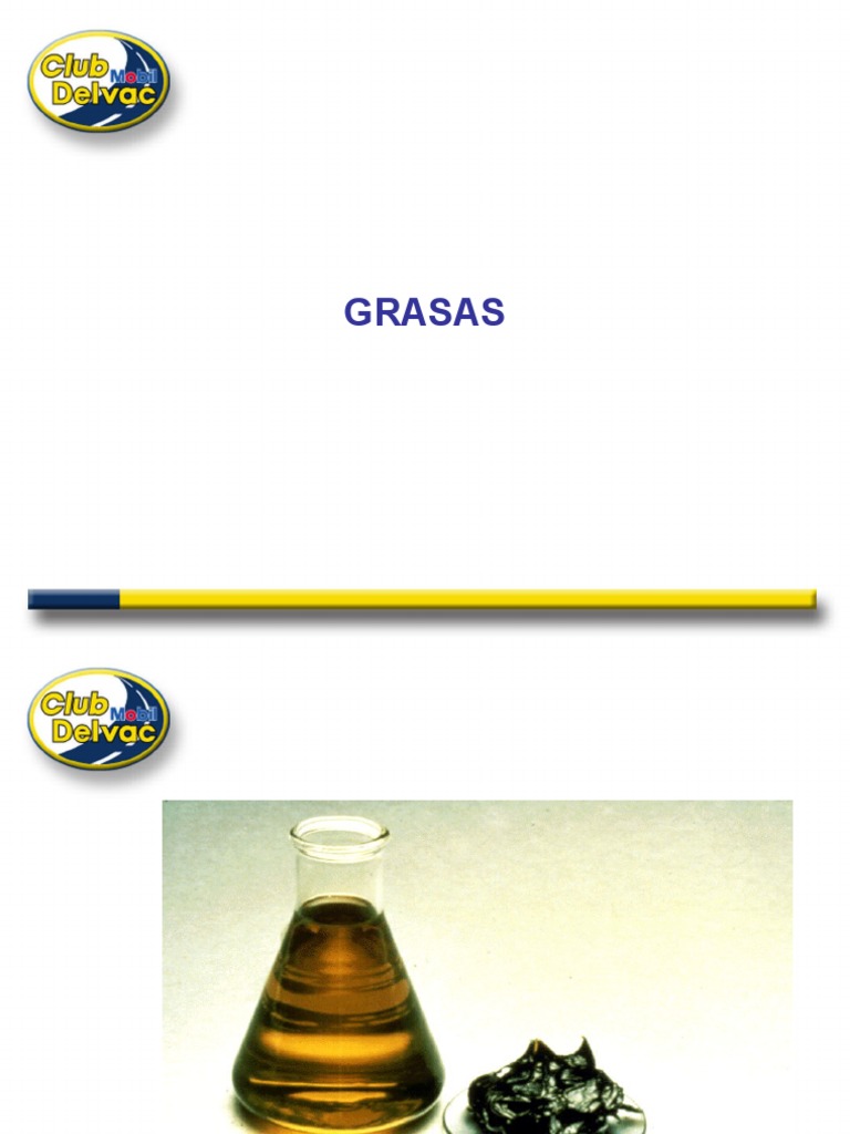 Grasas | PDF | Química | Ingeniería mecánica