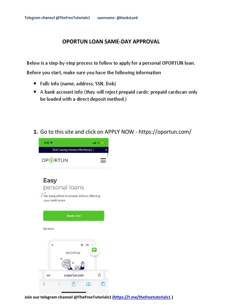 Oportun Loan | Download Free PDF | Economies | Banking