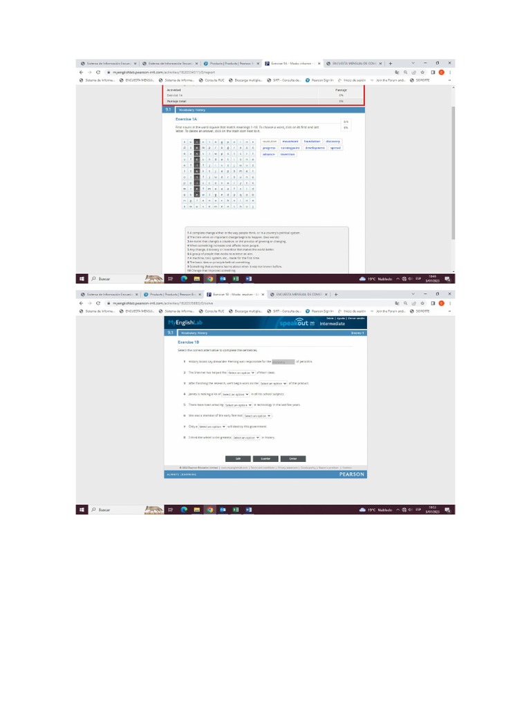 Solucionario Unit9 Myenglishlab | PDF