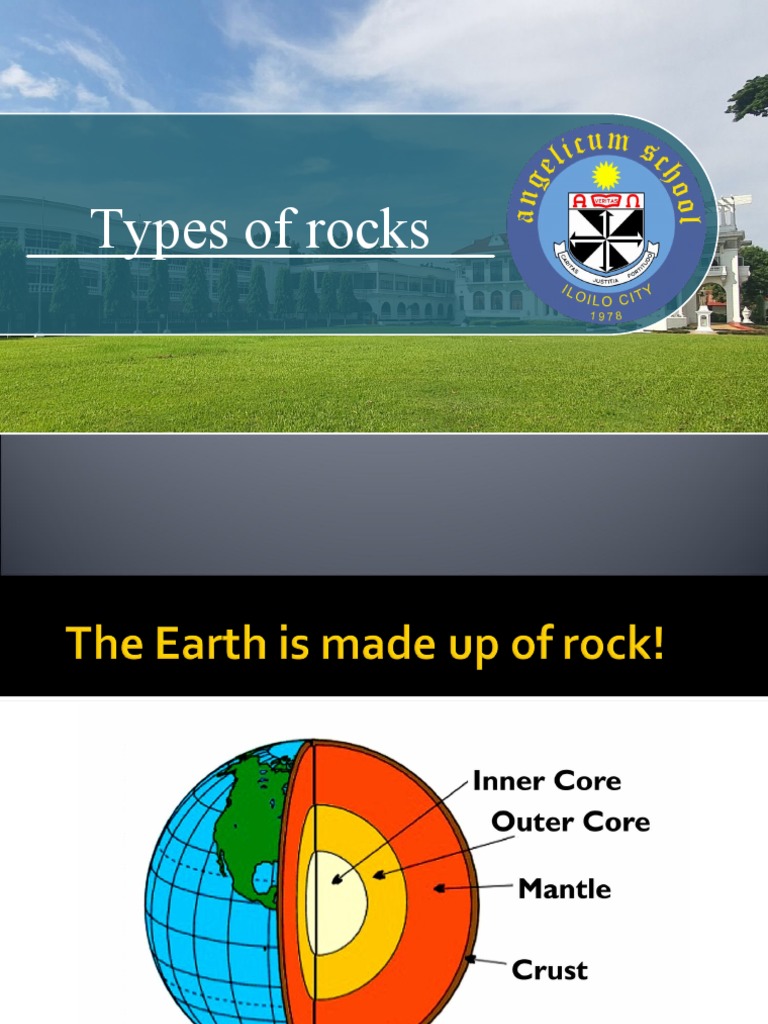 Types of Rocks SHS 11 | PDF | Sedimentary Rock | Rock (Geology)