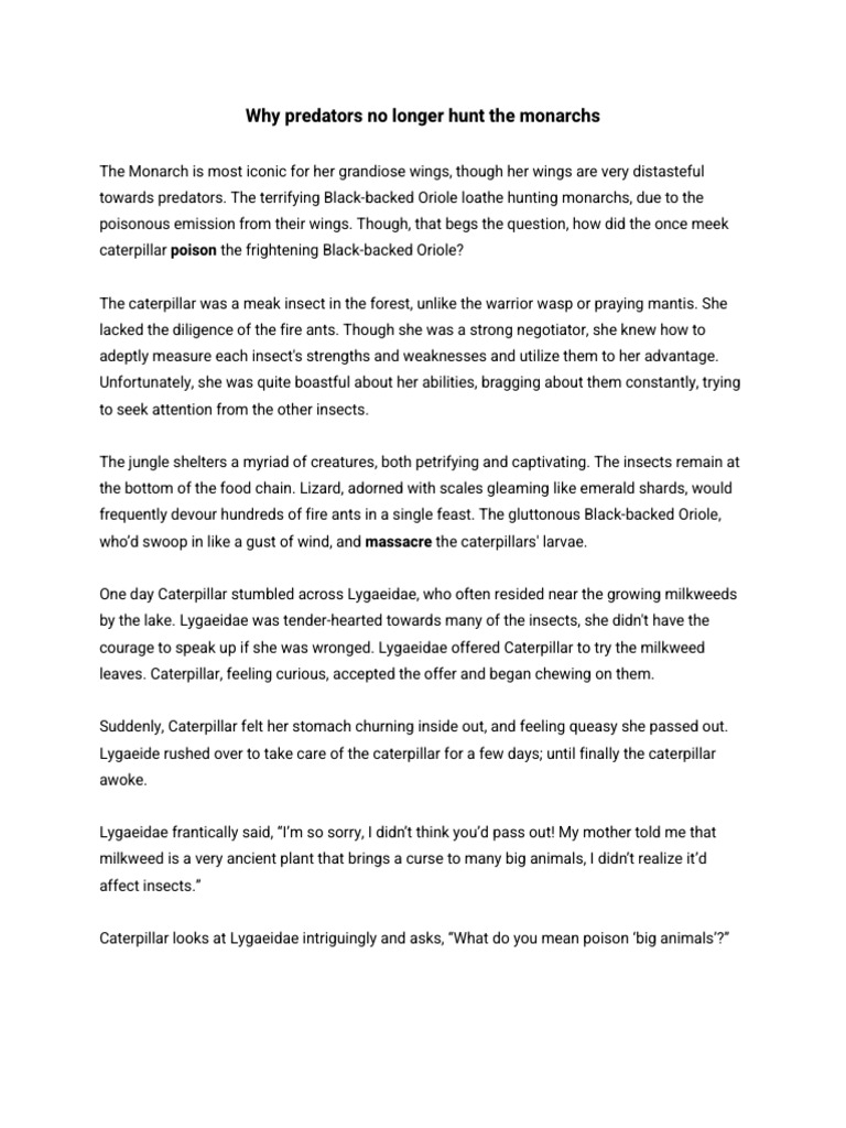 Amri Trickster Short Story | PDF | Insects