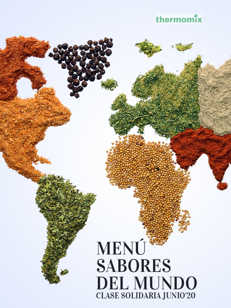 Menú Sabores del Mundo Junio 2020 | PDF | Bola de masa hervida | Curry