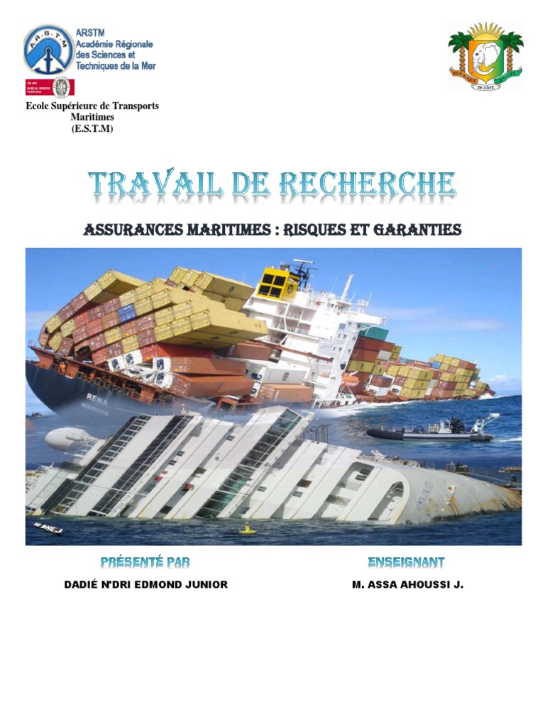 Assurances Maritimes : Risques et Garanties | PDF | Assurance | Risque