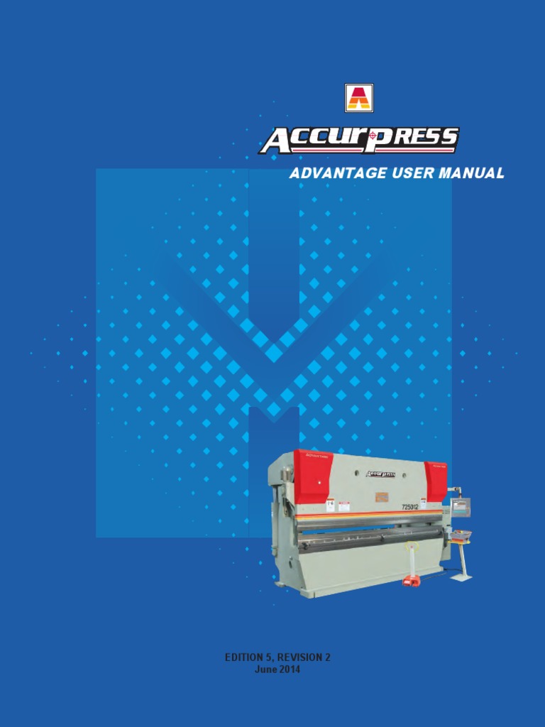13 Accurpress-Machine-Manual | PDF | Sheet Metal | Mechanical Engineering