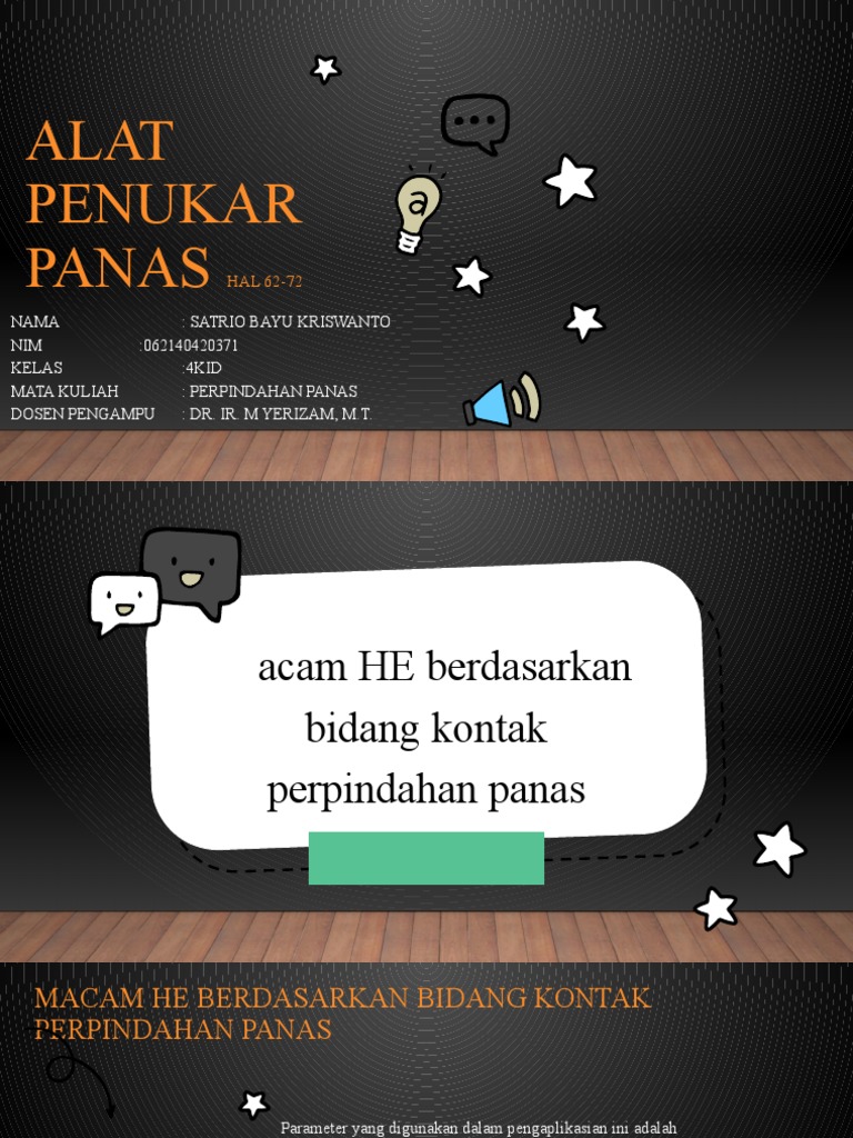 Satrio Bayu Kriswanto - 4KID - PPT HAL 62-72 - PerpindahanPanas | PDF ...