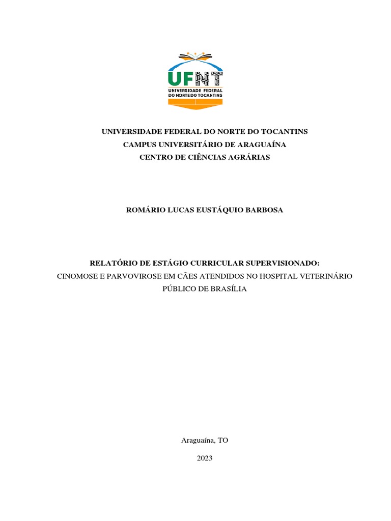 Tcc Lucas Final 10 07 Pdf Medicina Veterinária Hospital