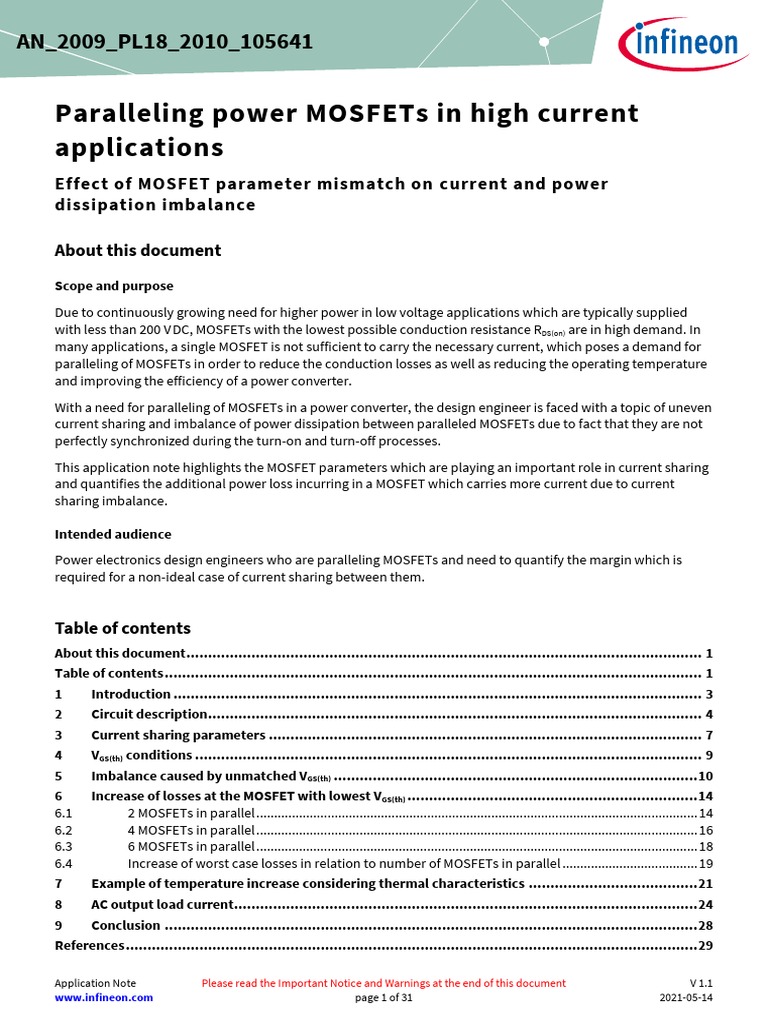 Asset1 Infineon-PowerMOSFET Paralleling Power MOSFET in High Curre ...
