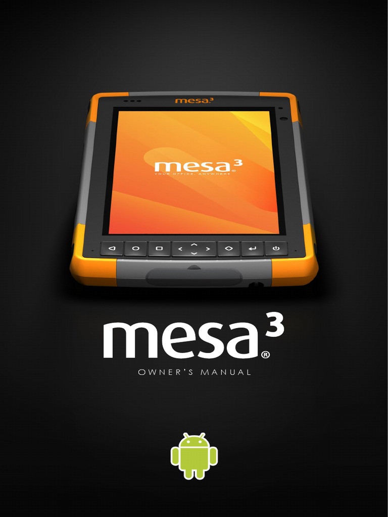 Mesa 3 Android Manual English | PDF | Usb | Barcode