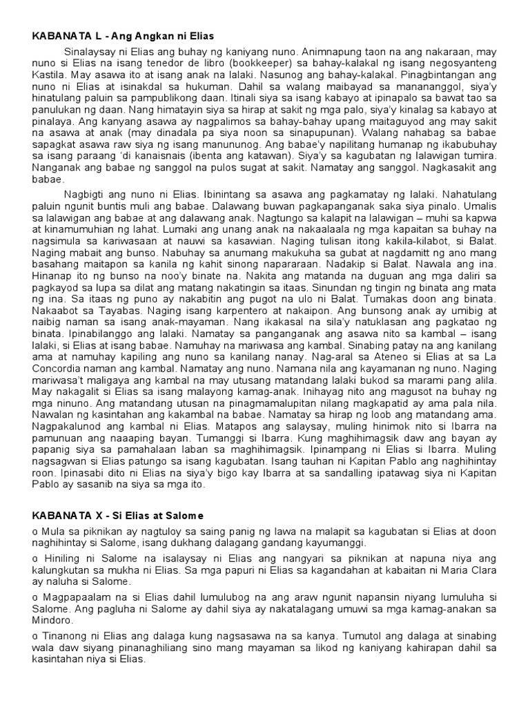 Mga Pangyayaring May Kaugnayan Sa Buhay Ni Elias | PDF