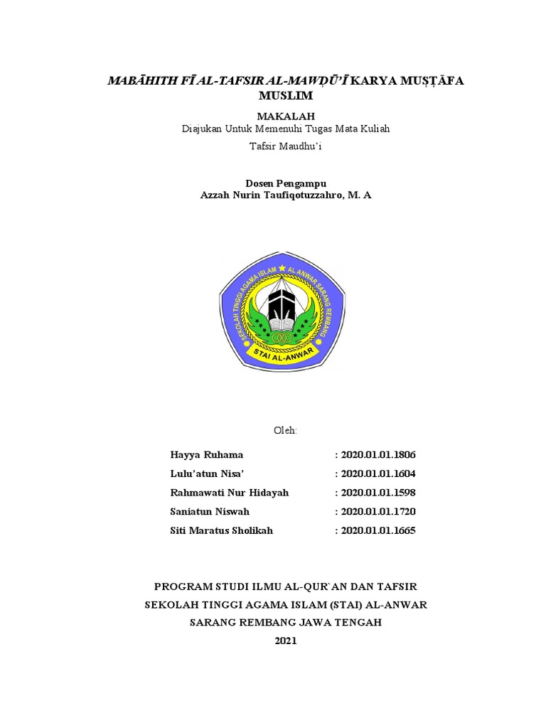 Mustafa Muslim | PDF