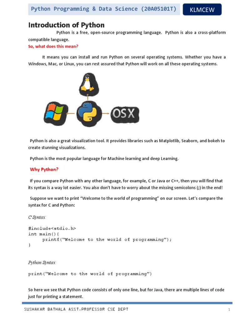 Cse Python R20 Download Free Pdf Control Flow Boolean Data Type