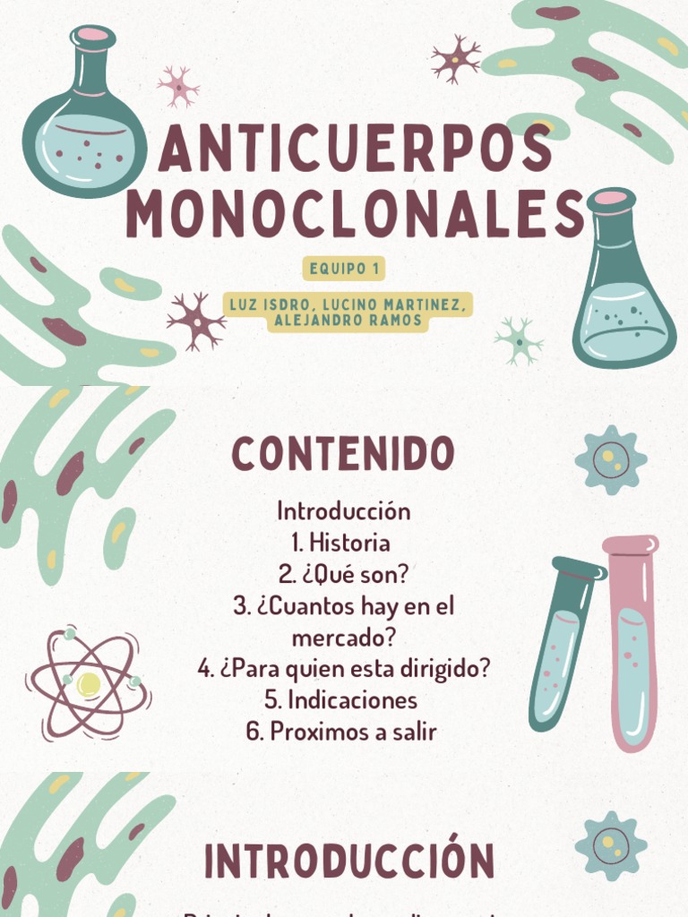 ANTICUERPOS MONOCLONALES | PDF | Anticuerpo Monoclonal | Medicina