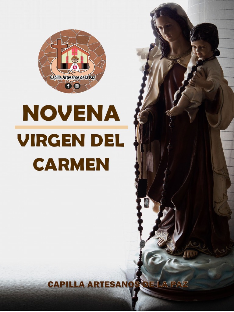 Novena Virgen Del Carmen | PDF | María, madre de Jesús | Intercesión