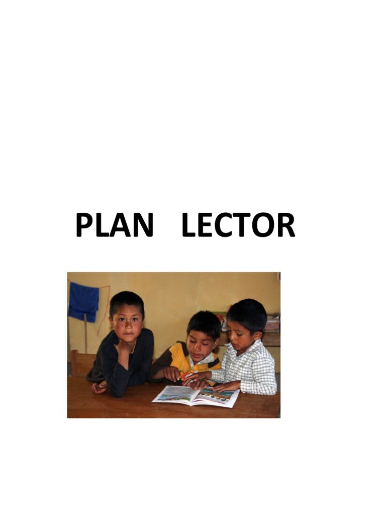 Plan Lector | PDF | Blog | Aprendizaje