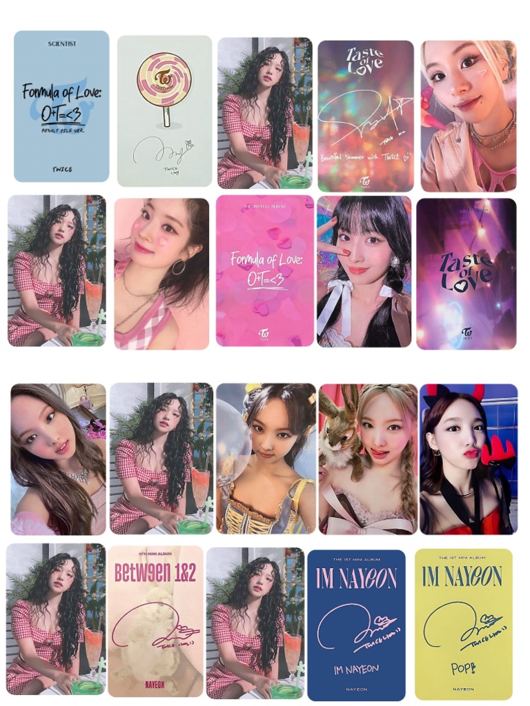 Photocards Twice 1 | PDF
