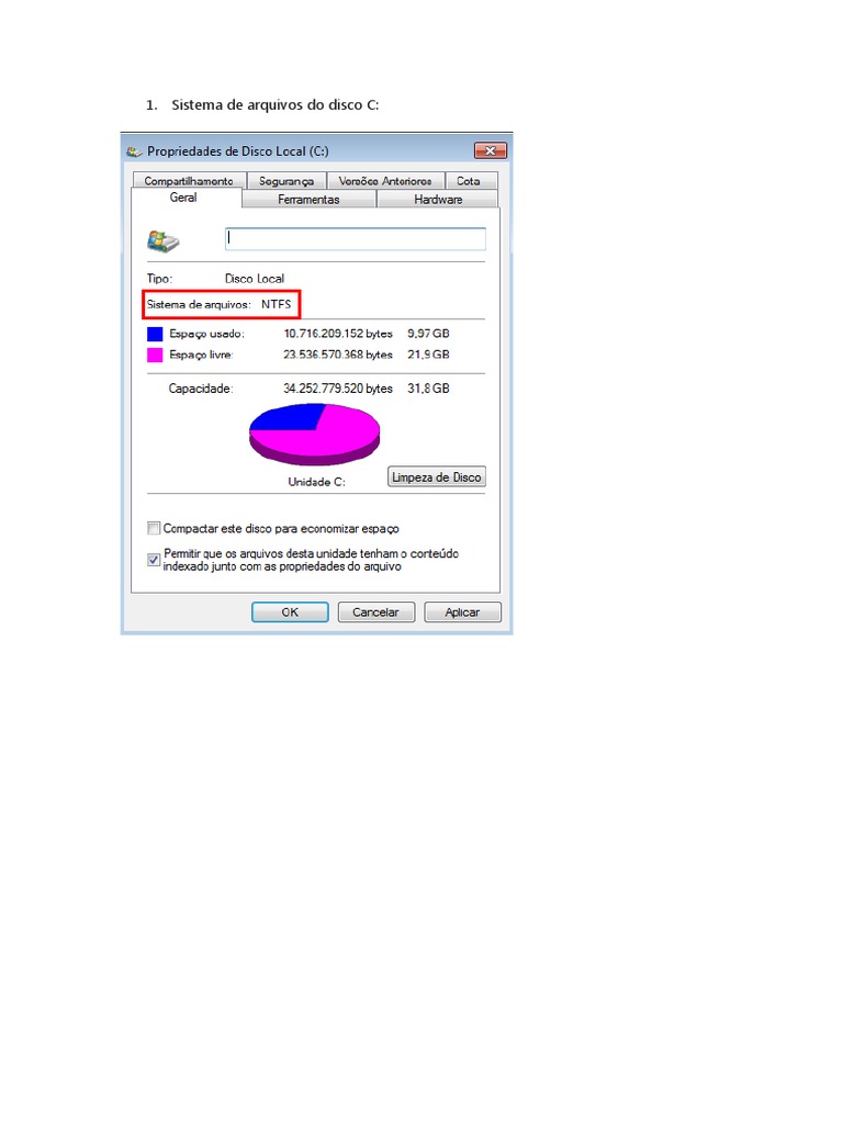 Atividade Prática Do Windows - Filesystem | PDF