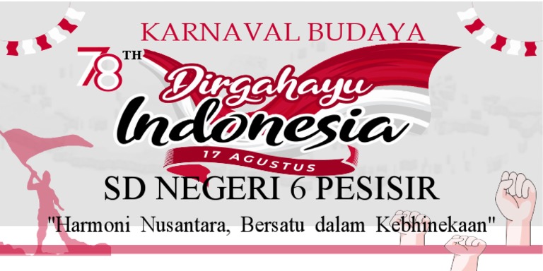 Banner Karnaval Budaya SDN 6 Pesisir | PDF