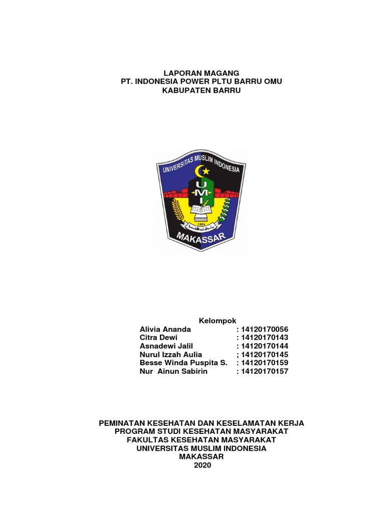 Laporan Magang Pltu Barru Omu | PDF