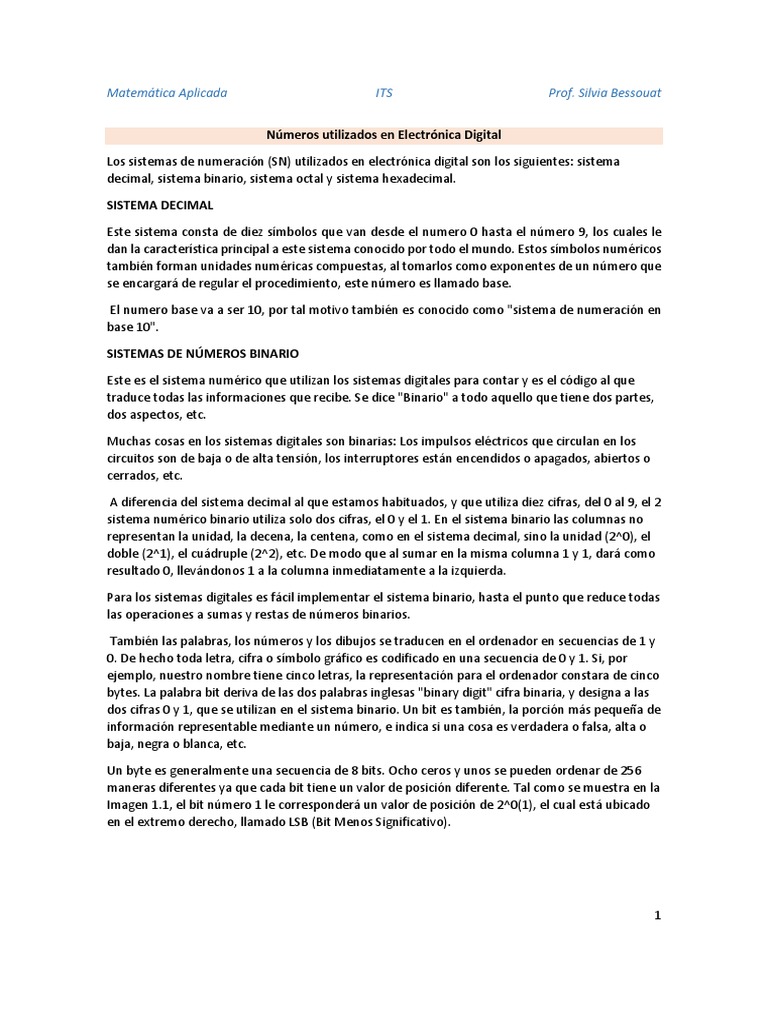 Sistemas de Numeración | PDF | Poco | Matemáticas Sistemas de Numeración | PDF | Poco | Matemáticas
