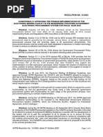 GPPB Resolution No. 02-2022 - Revised Procurement Forms - SGD | PDF ...