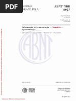 ABNT NBR 6027:2012 - Sumário | PDF