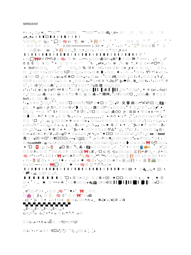 Simbolos?? | PDF