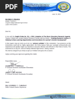 A Sample Letter of Request For Road Construction | PDF | Schools
