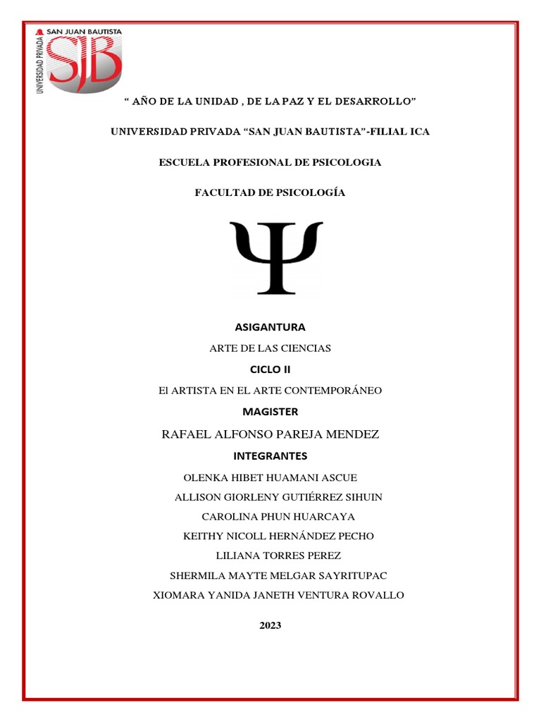 El Artista en El Arte Compt-g2 | PDF