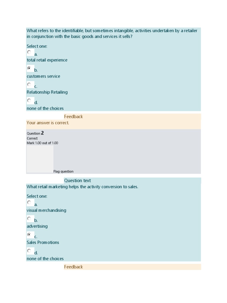 Retail Management Exam Overview | PDF | Retail | Point Of Sale