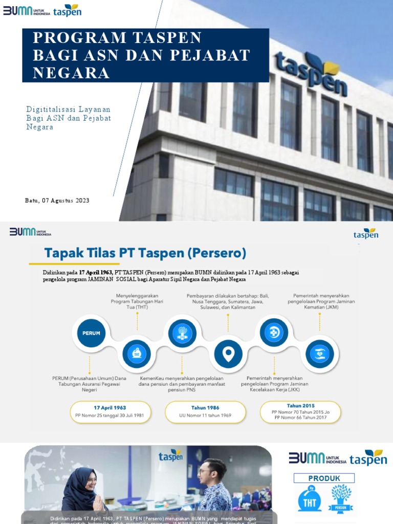Digitalisasi Layanan TASPEN ASN | PDF