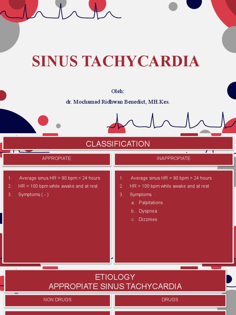 Sinus Tachycardia: Classification & Causes | PDF