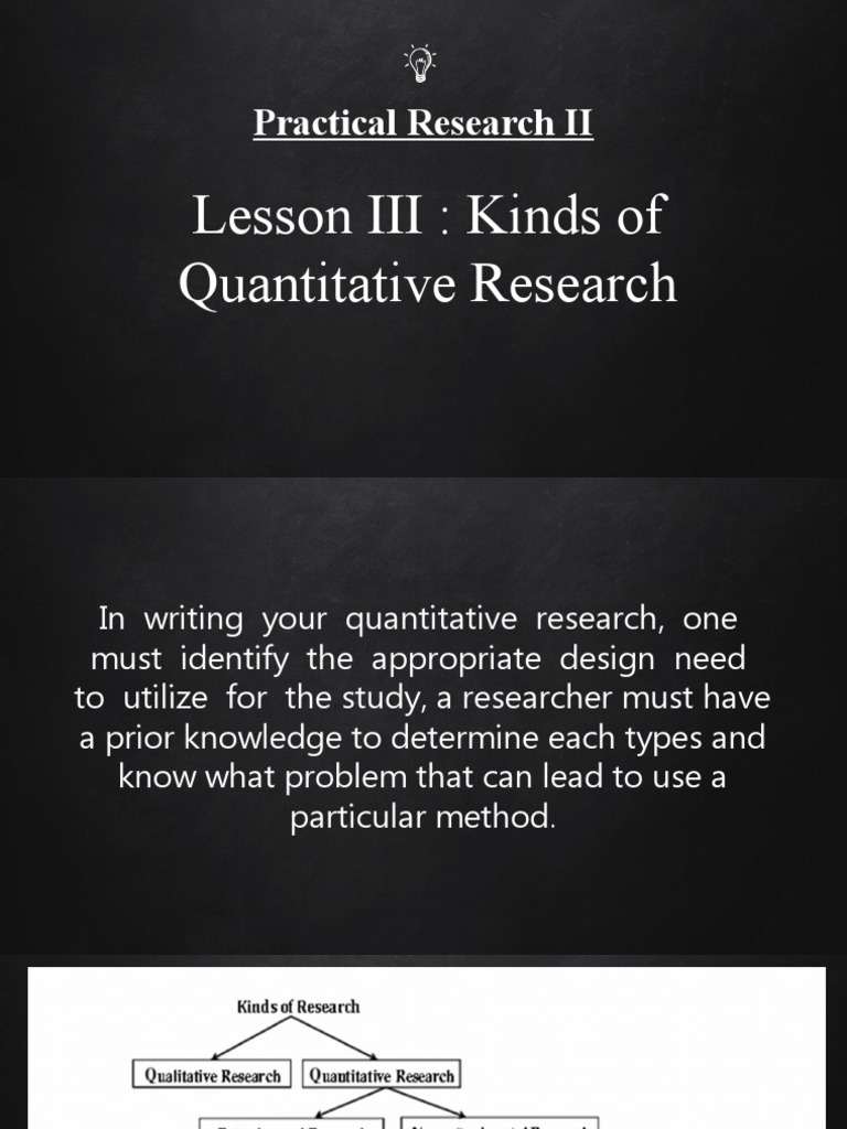Lesson III Practical Research II | Download Free PDF | Experiment ...