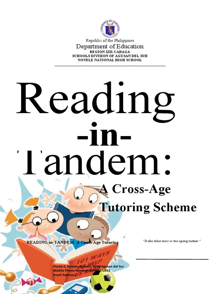 Revised Reading in Tandem | PDF | Mentorship | Reading Comprehension