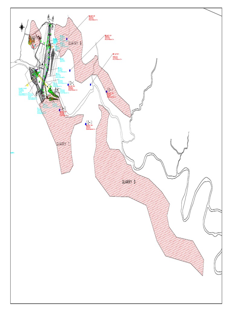 Peta Titik Bor Quarry | PDF