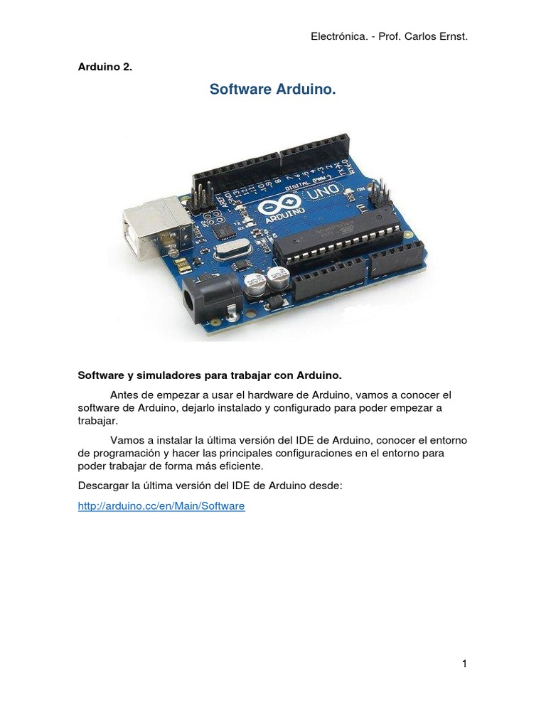 Arduino 2 Descargar Gratis Pdf Arduino Electrónica