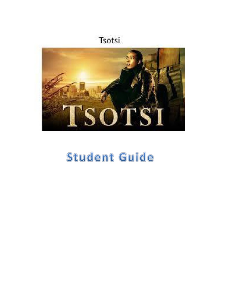 Tsotsi Study Guide Secondary | PDF