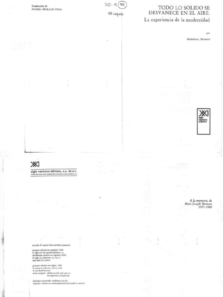 Berman-Introducción Compressed Compressed | PDF Berman-Introducción Compressed Compressed | PDF