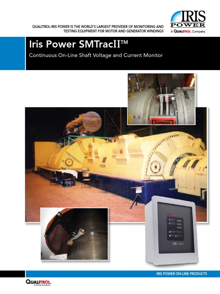 Iris Power Shaft Voltage and Current Monitoring SMTracII Brochure | PDF