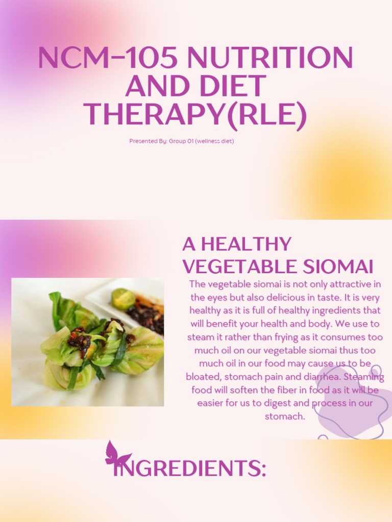 Nutrition Notes | PDF | Food And Drink Preparation | Asian Cuisine