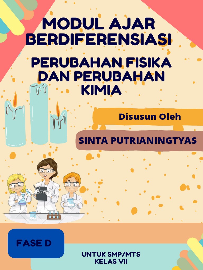 Modul Ajar Kimia Diferensiasi | PDF